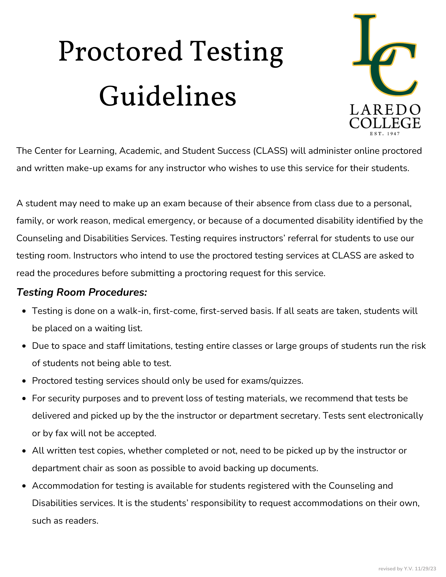 Center for Learning, Academic, and Student Success