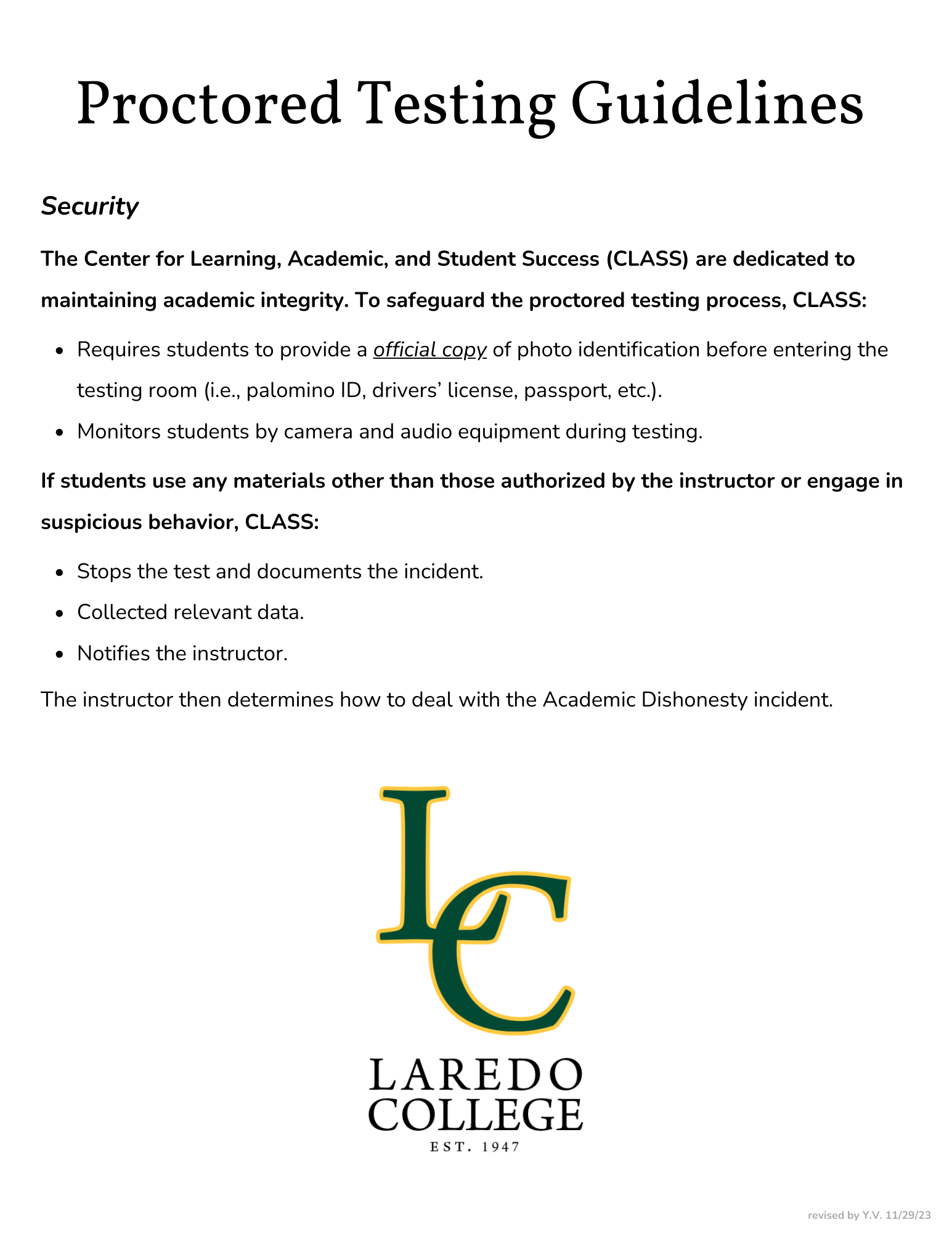 Center for Learning, Academic, and Student Success